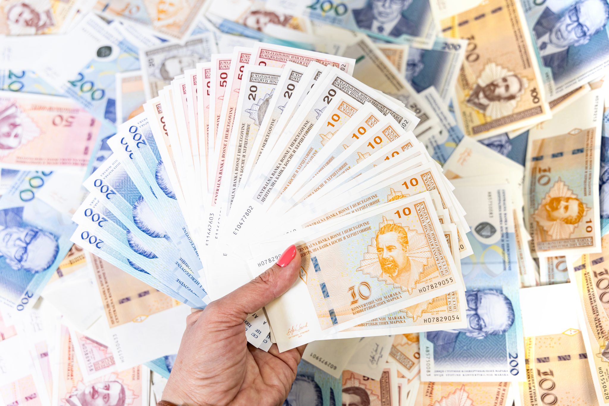 Oko 7,3 miliona komada novčanica KM više nije u opticaju